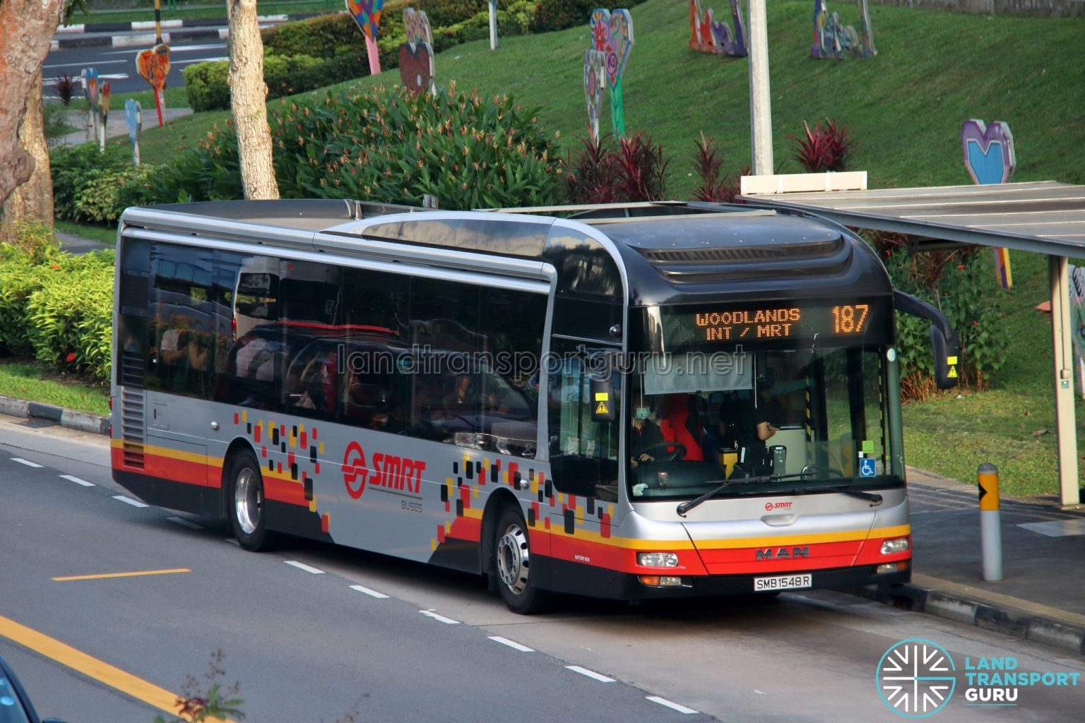 Bus 187 – SMRT Buses MAN A22 (SMB1548R) | Land Transport Guru