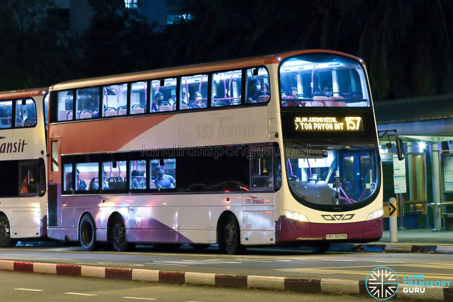 Bus 157 – SBS Transit Volvo B9TL Wright (SBS3609B) | Land Transport Guru
