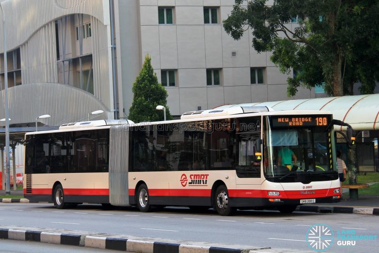 Bus 190 – SMRT MAN A24 (SMB388S) | Land Transport Guru