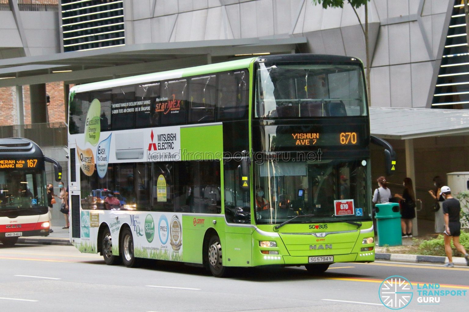 City Direct 670 – SMRT Buses MAN A95 (SG5794Y) | Land Transport Guru