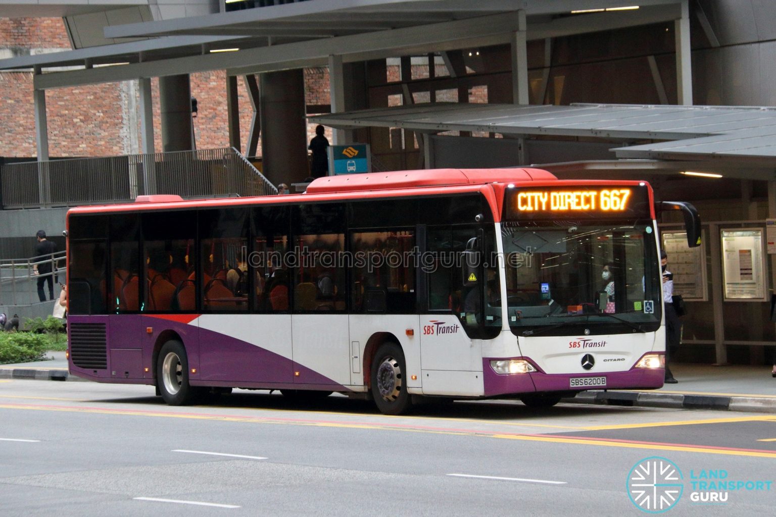 City Direct 667 – SBS Transit Mercedes-Benz Citaro (SBS6200B) | Land ...