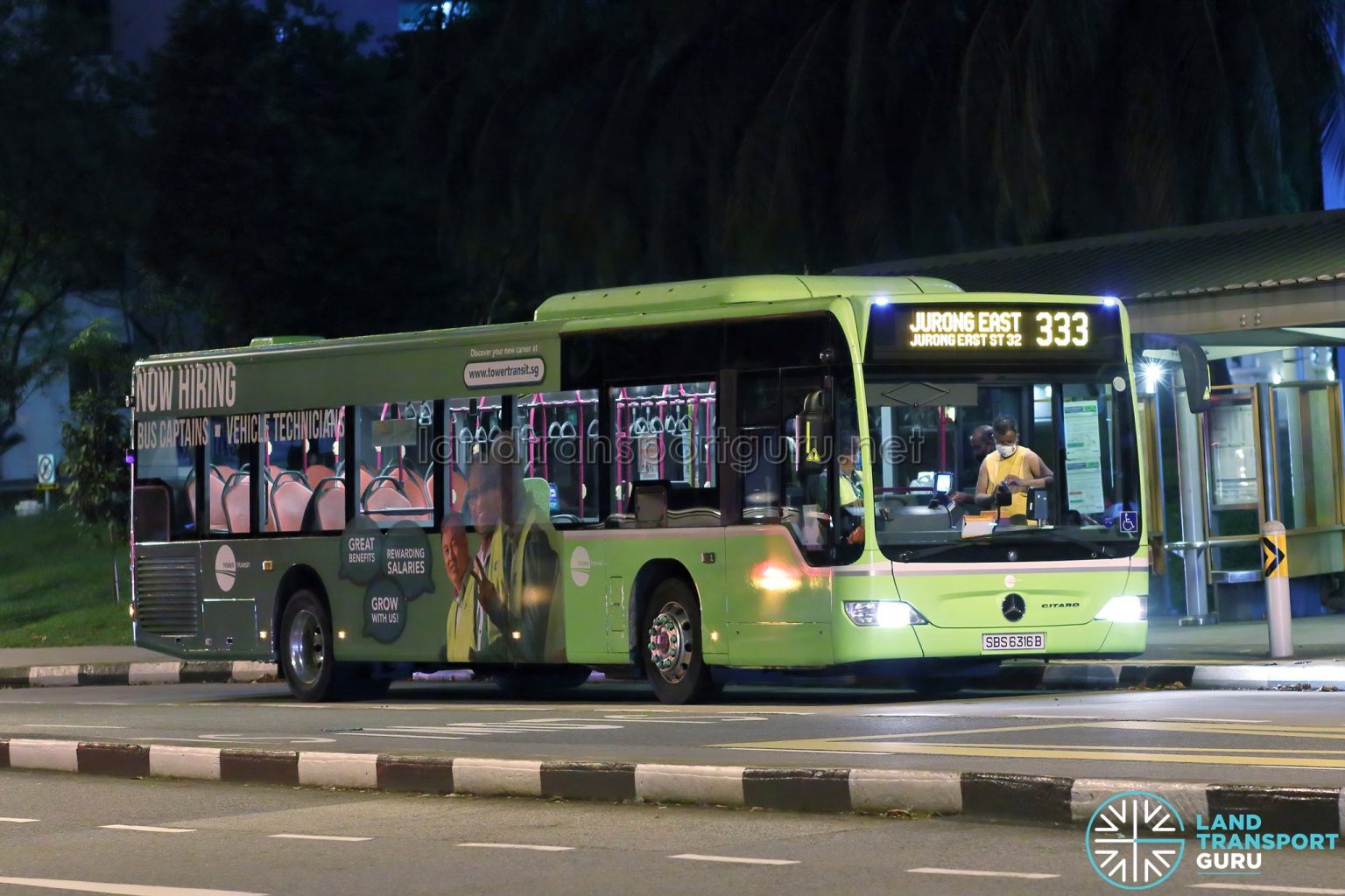 Bus 333 – Tower Transit Mercedes-Benz Citaro (SBS6316B) | Land ...