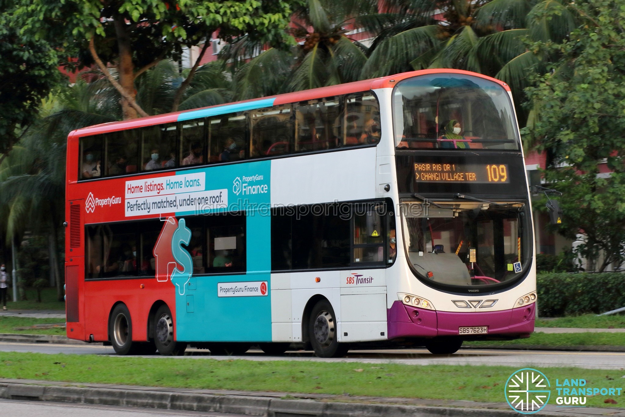 Bus 109 SBS Transit Volvo B9TL Wright SBS7623H Land Transport Guru Bus 109 SBS Transit Volvo B9TL Wright SBS7623H Land Transport Guru