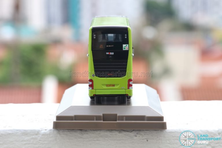 Knackstop MAN A95 (Euro 6) bus model – Rear | Land Transport Guru