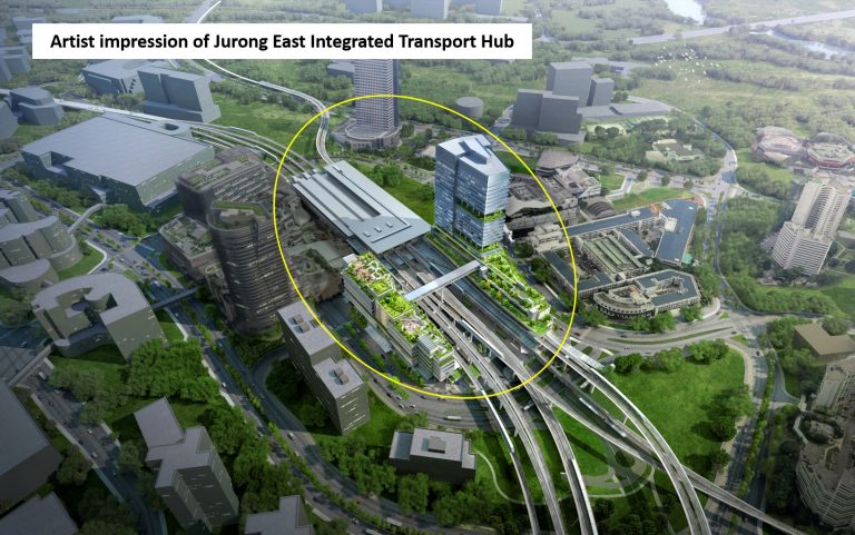 Artist’s Impression of Jurong East Integrated Transport Hub (Image: LTA ...
