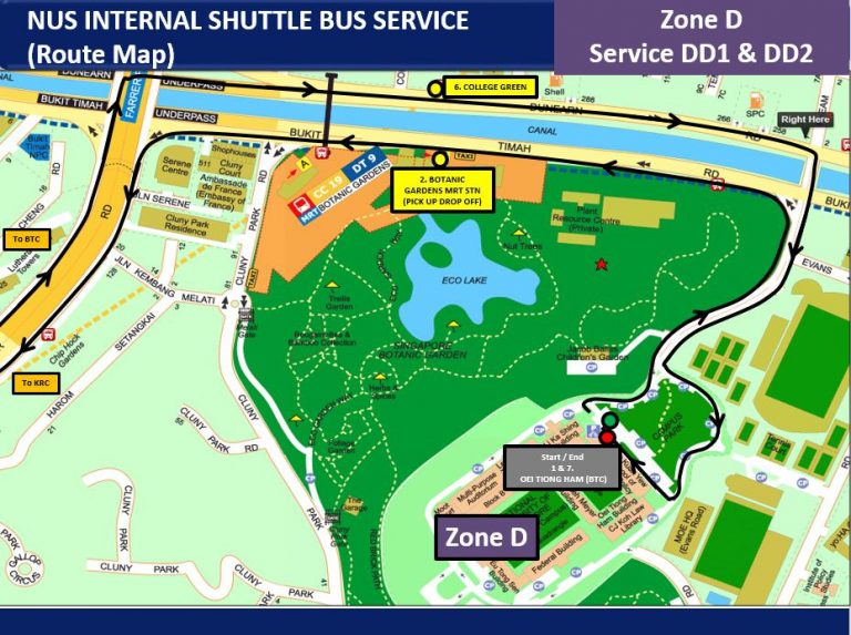 (Defunct) NUS Internal Shuttle Bus DD | Land Transport Guru