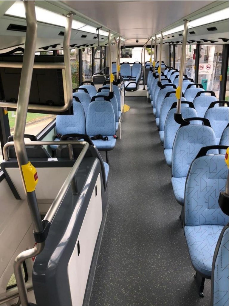 MAN A95 (Euro 6) – 3-Door Batch Upper Deck Interior (Photo: Land ...