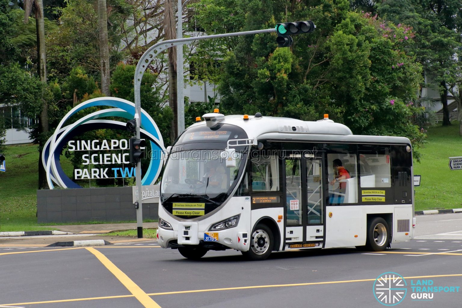 Autonomous Bus Trial @ Science Park 2 | Land Transport Guru