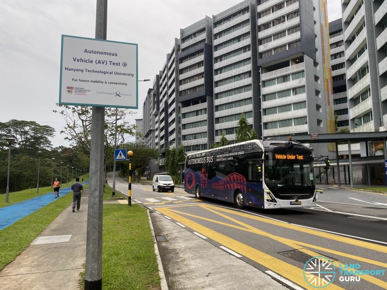 NTU-LTA-Volvo Autonomous Bus at Nanyang Technological University | Land ...