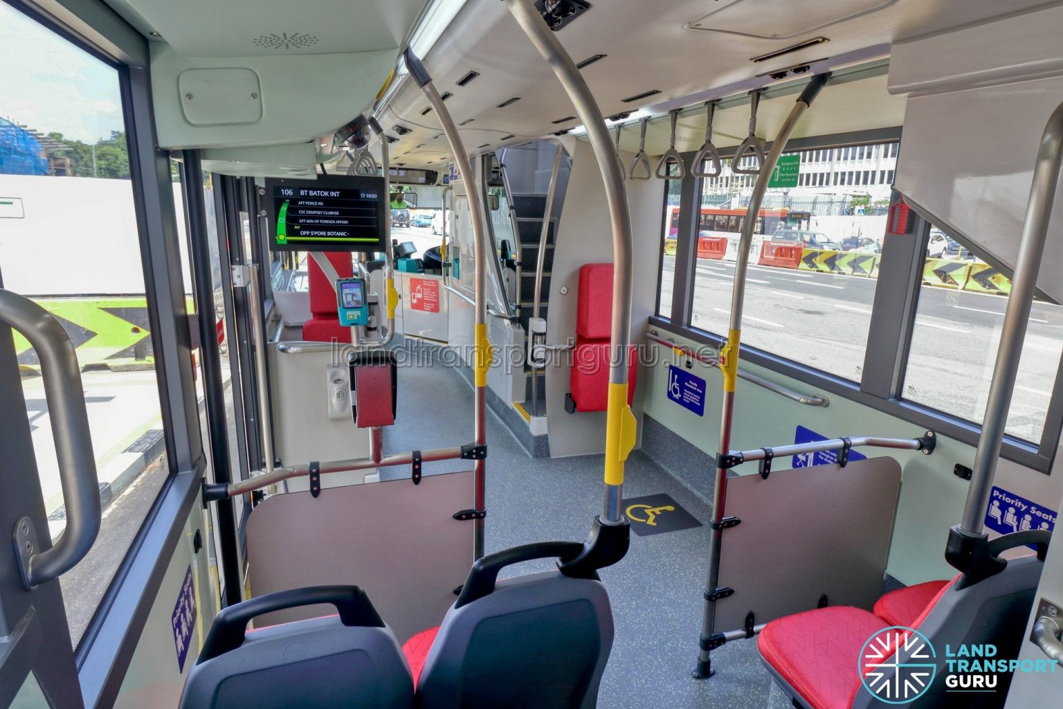 MAN A95 Euro 6 (3-door) Interior – Middle Exit Door Area | Land ...