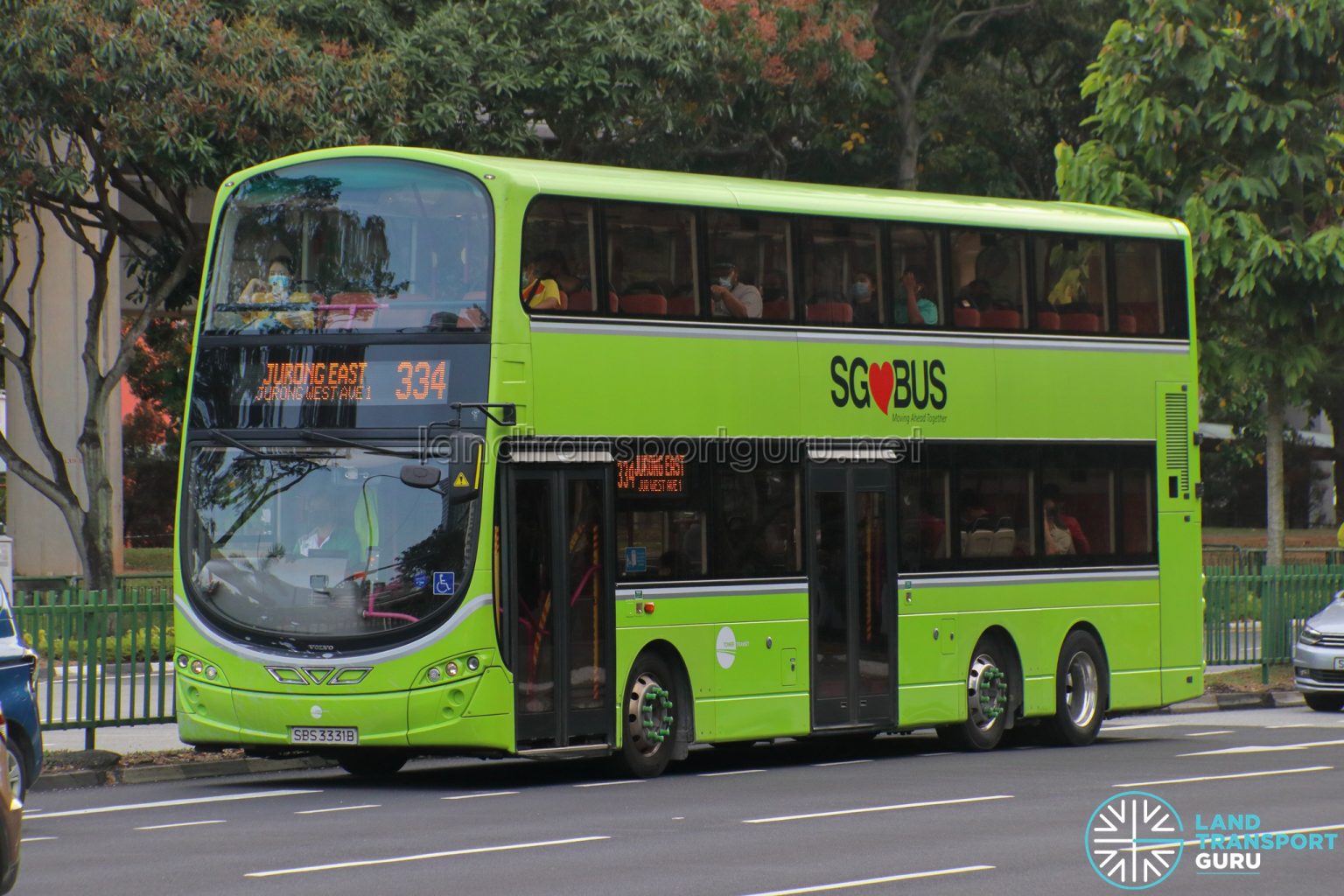 Bus 334 – Tower Transit Volvo B9TL Wright (SBS3331B) | Land Transport Guru