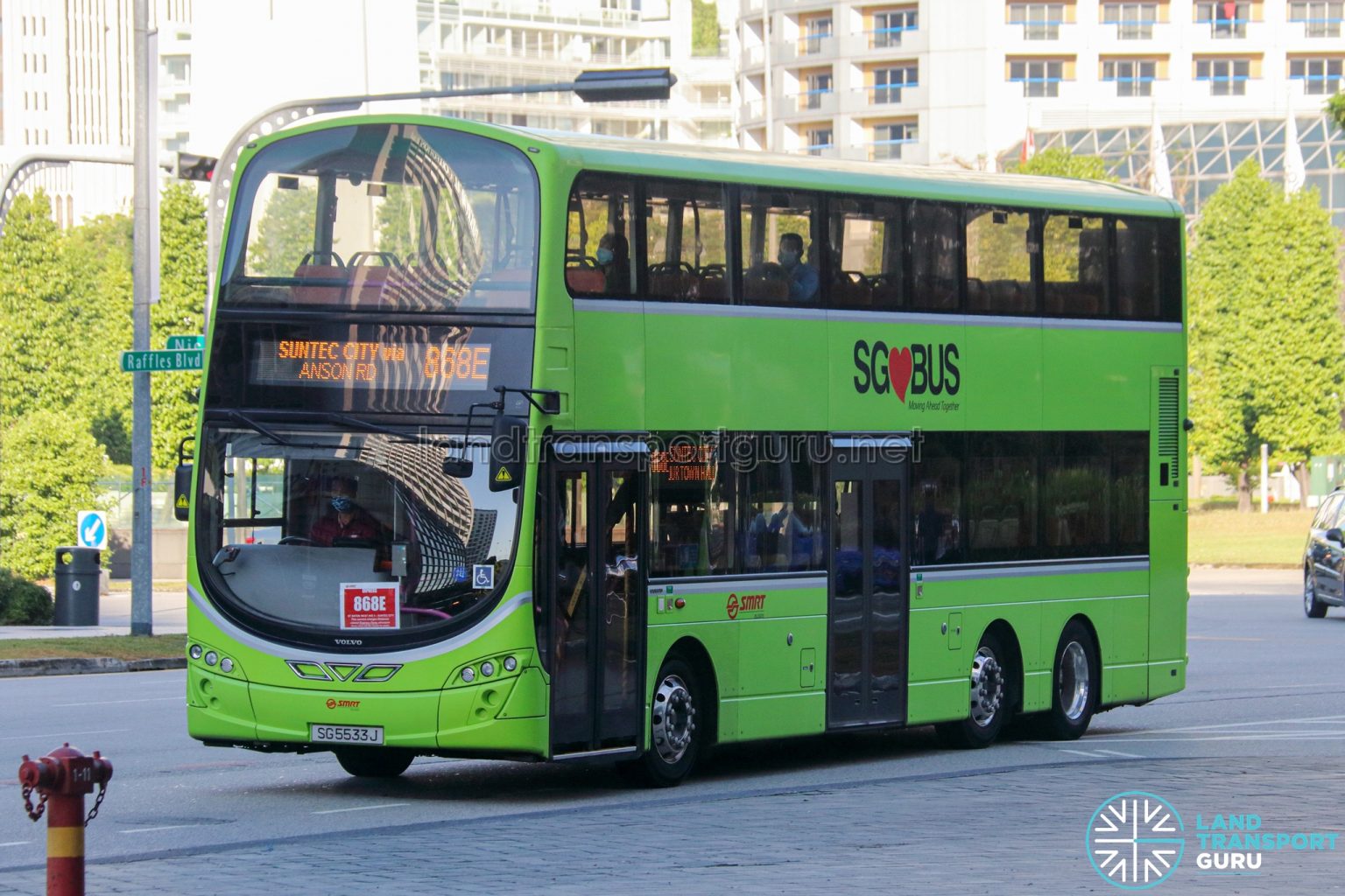 Express 868E – SMRT Buses Volvo B9TL Wright (SG5533J) | Land Transport Guru