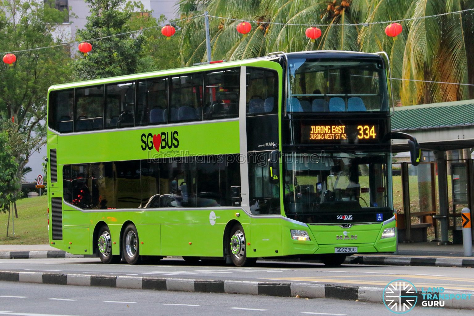 Bus 334 – Tower Transit MAN A95 (Euro 6 3-Door) (SG6290C) | Land ...