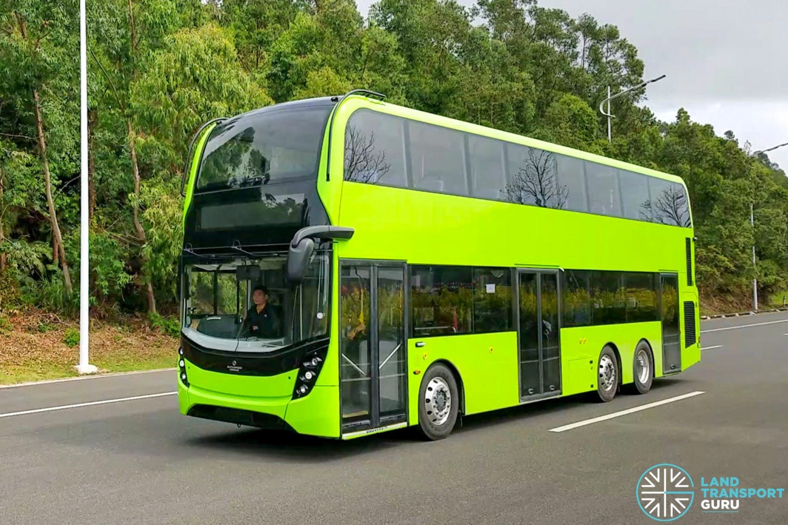 3-Door ADL Enviro500 undergoing road tests in Zhuhai | Land Transport Guru