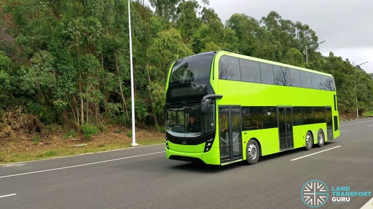 3-Door ADL Enviro500 undergoing road tests in Zhuhai | Land Transport Guru
