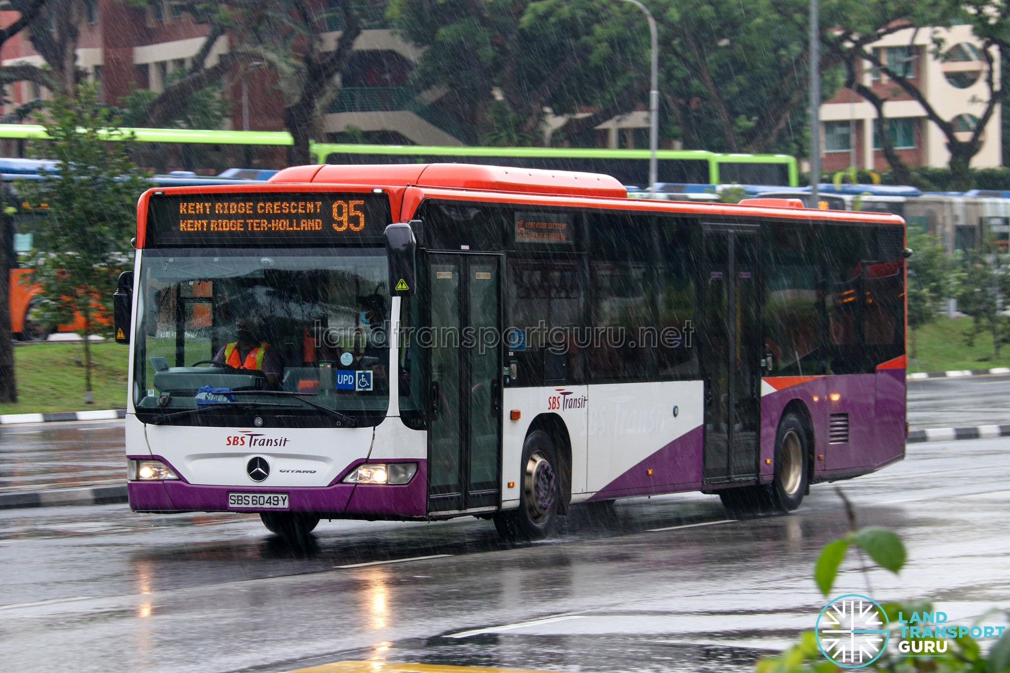 Bus 95 SBS Transit Mercedes Benz Citaro SBS6049Y Land Transport Guru Bus 95 SBS Transit Mercedes Benz Citaro SBS6049Y Land Transport Guru