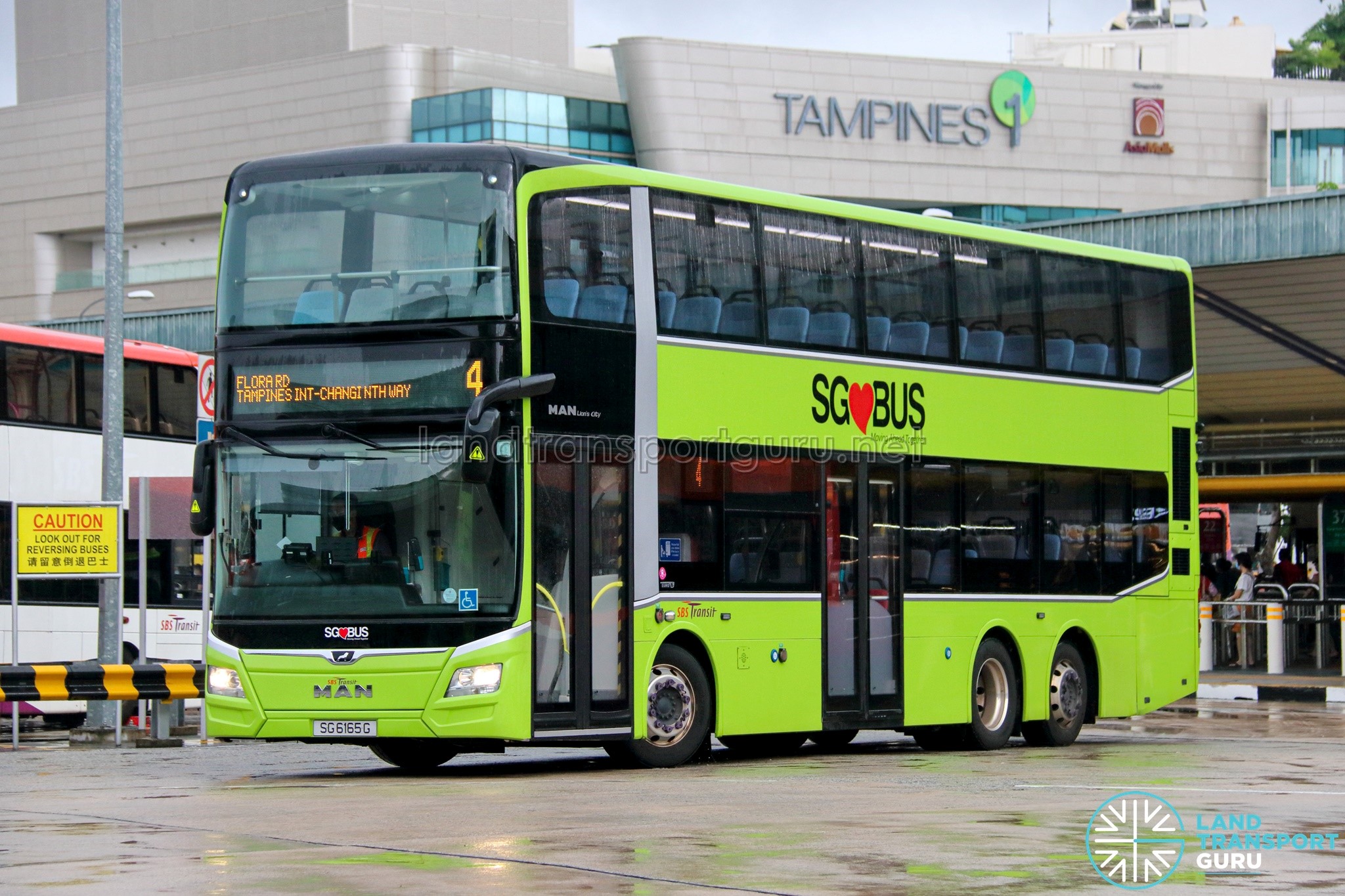 Bus 4 SBS Transit MAN A95 Euro 6 SG6165G Land Transport Guru Bus 4 SBS Transit MAN A95 Euro 6 SG6165G Land Transport Guru