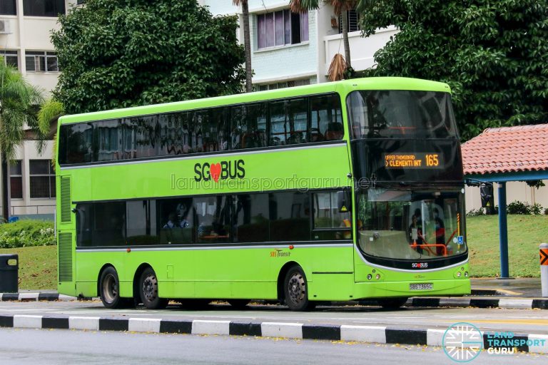 Bus 165 SBS Transit Volvo B9TL CDGE SBS7365C Land Transport Guru Bus 165 SBS Transit Volvo B9TL CDGE SBS7365C Land Transport Guru