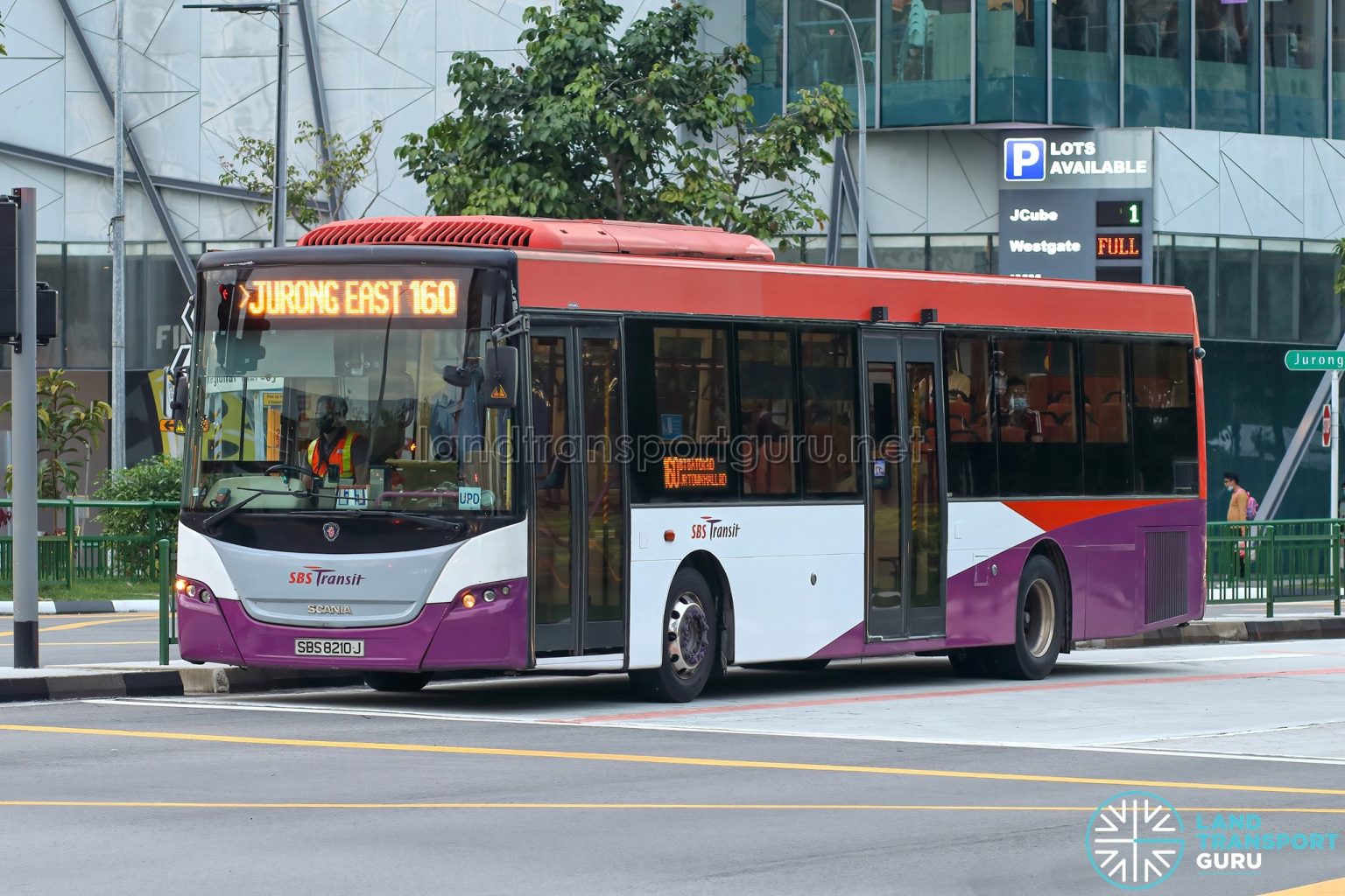 Bus 160 – SBS Transit Scania K230UB Euro IV (SBS8210J) | Land Transport ...
