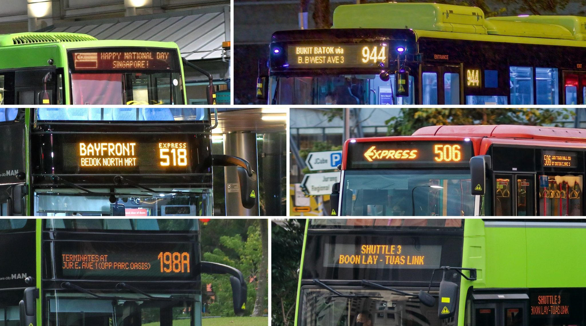 Electronic Display Signs (EDS) for buses | Land Transport Guru