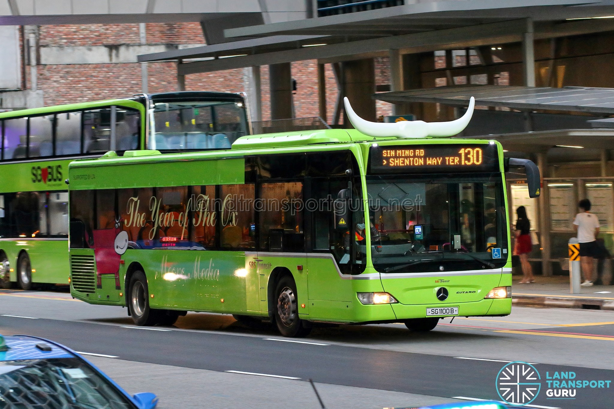 Bus 130 SBS Transit Mercedes Benz Citaro SG1100B Land Transport Guru
