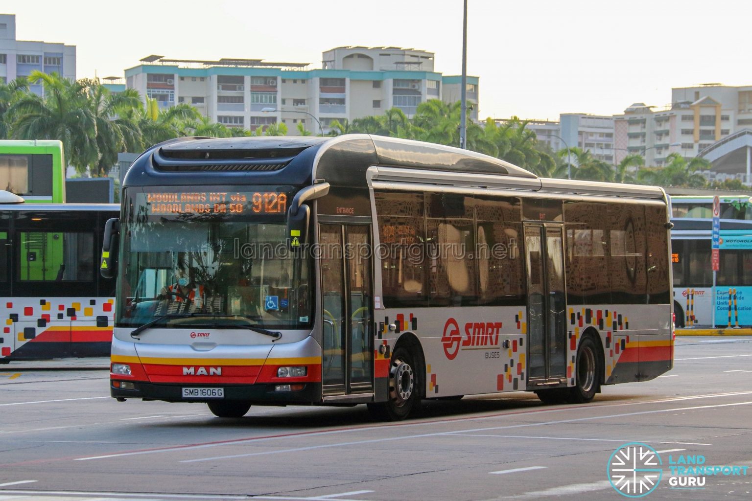 Bus 912A – SMRT Buses MAN A22 (SMB1606G) | Land Transport Guru