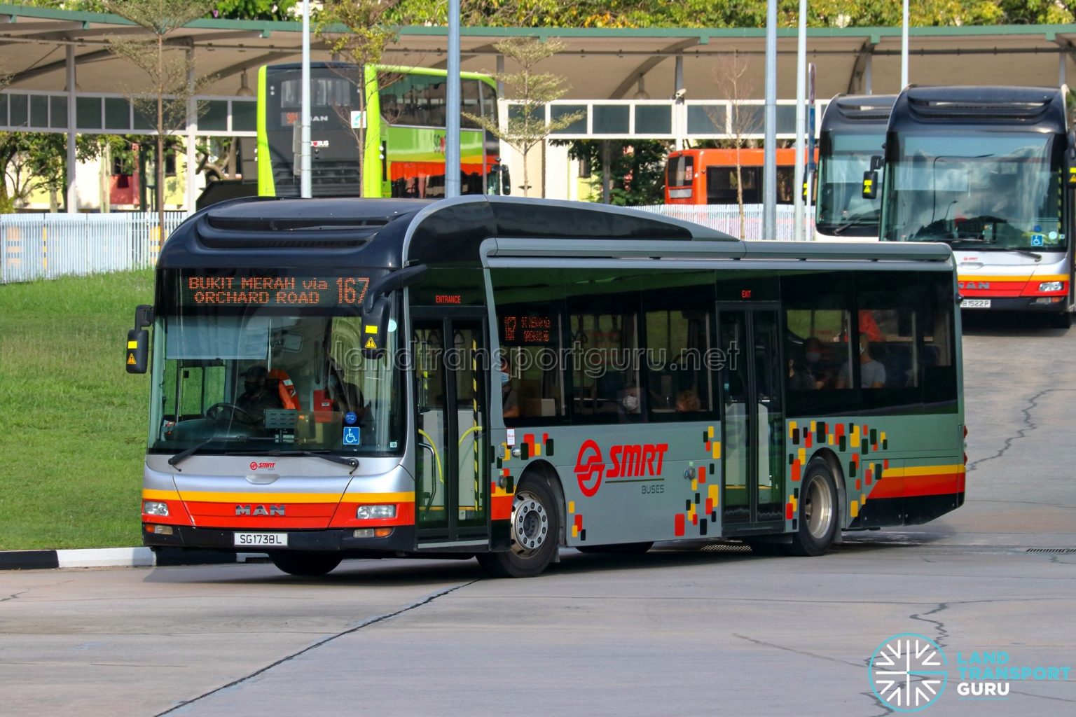 Bus 167 – SMRT Buses MAN A22 (SG1738L) | Land Transport Guru