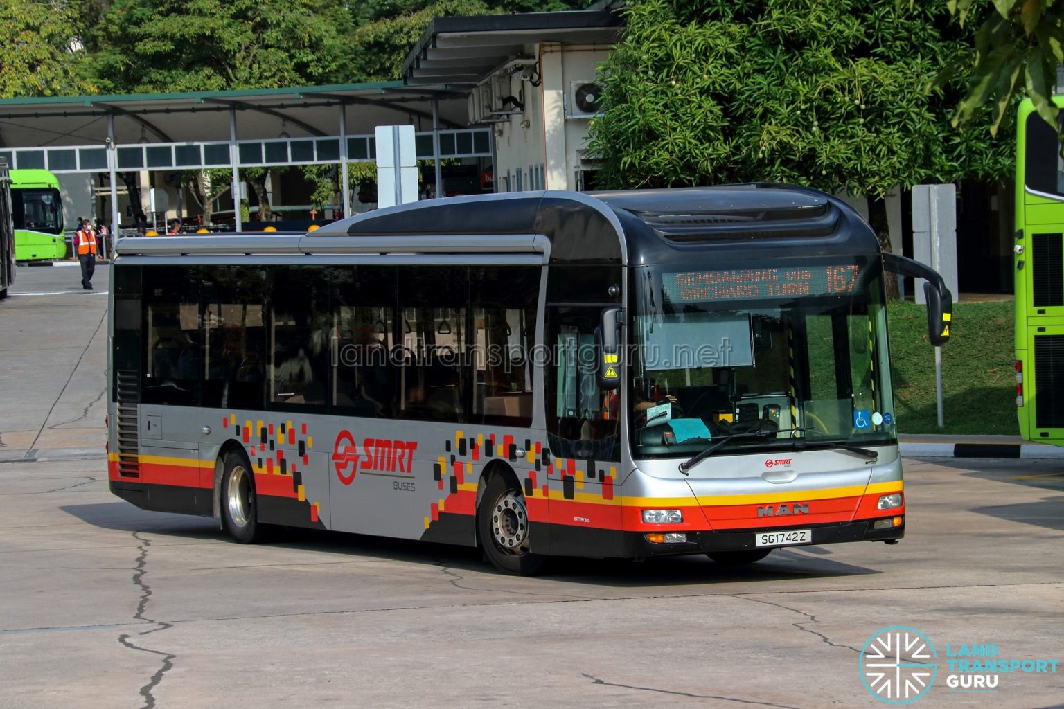 Bus 167 – SMRT Buses MAN A22 (SG1742Z) | Land Transport Guru