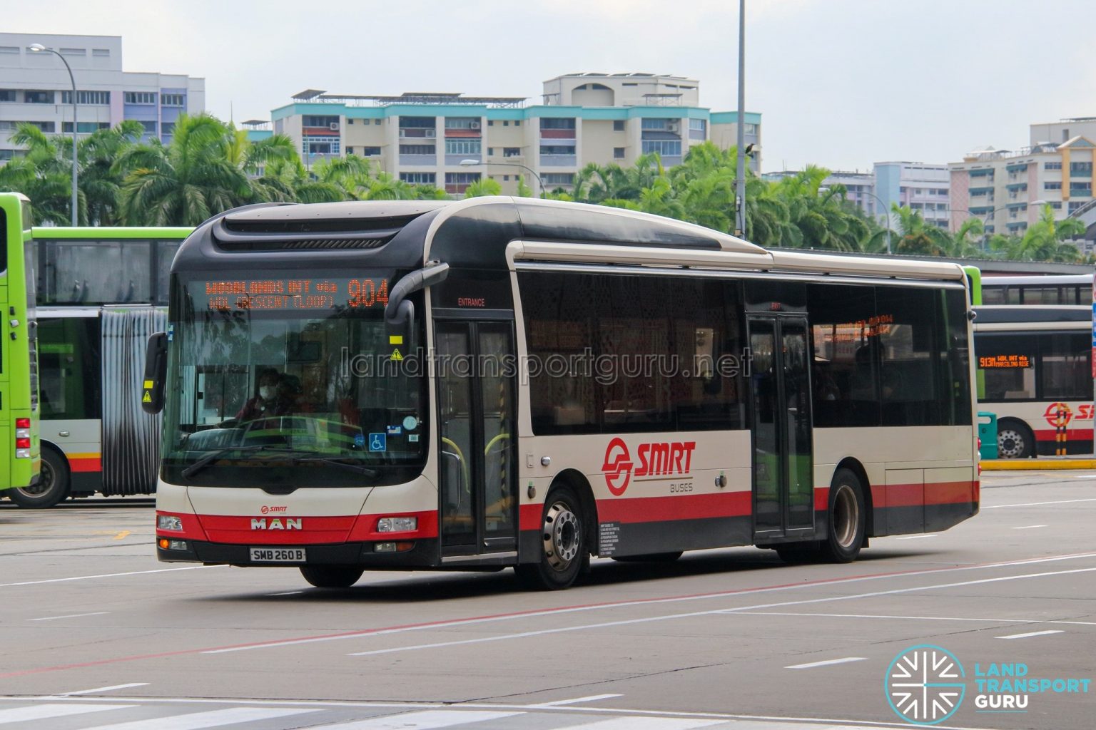 Bus 904 – SMRT Buses MAN A22 (SMB260B) | Land Transport Guru