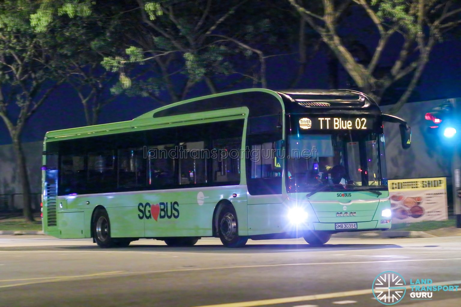 Employee Bus TT Blue 02 – Tower Transit MAN A22 (SMB3039E) | Land ...