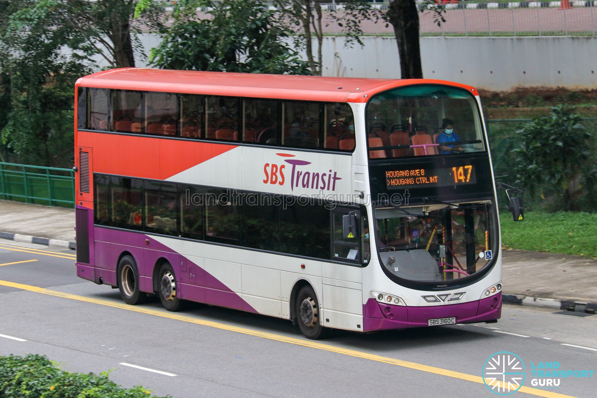Bus 147 SBS Transit Volvo B9TL Wright SBS3160C Land Transport Guru Bus 147 SBS Transit Volvo B9TL Wright SBS3160C Land Transport Guru