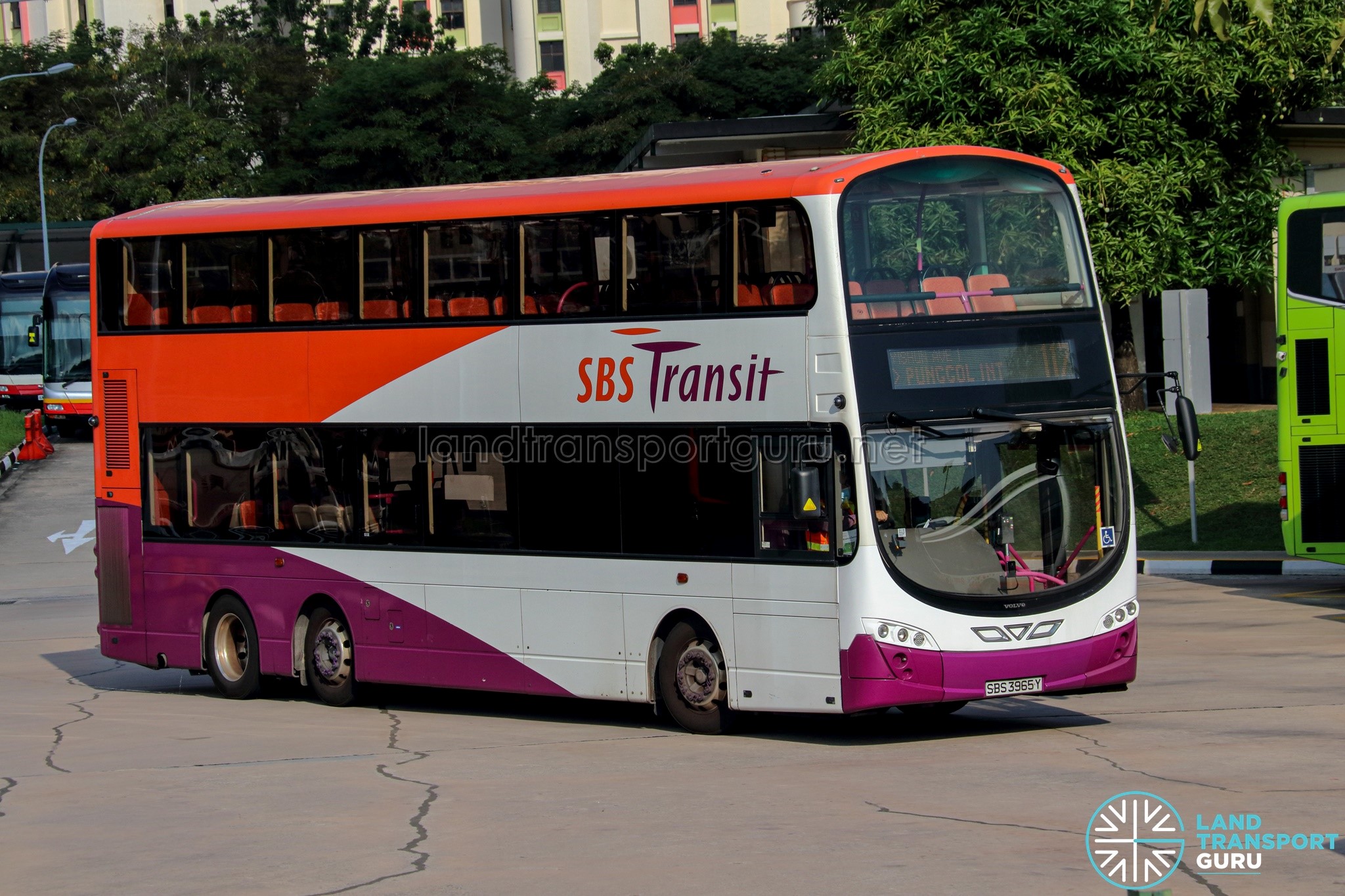 Bus 117 SBS Transit Volvo B9TL Wright SBS3965Y Land Transport Guru Bus 117 SBS Transit Volvo B9TL Wright SBS3965Y Land Transport Guru