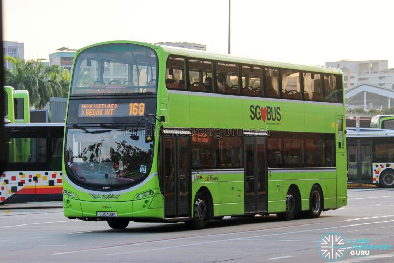 Bus 168 – SBS Transit Volvo B9TL Wright (SG5409K) | Land Transport Guru