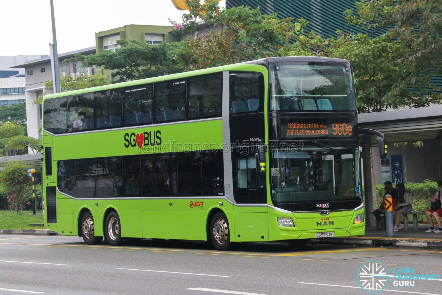 Express 960e – SMRT Buses MAN A95 Euro 6 (SG5950M) | Land Transport Guru