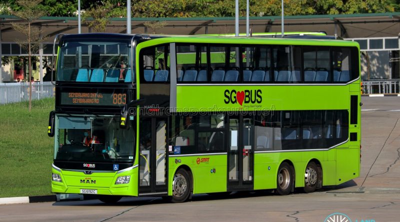 SMRT Bus Service 883 | Land Transport Guru