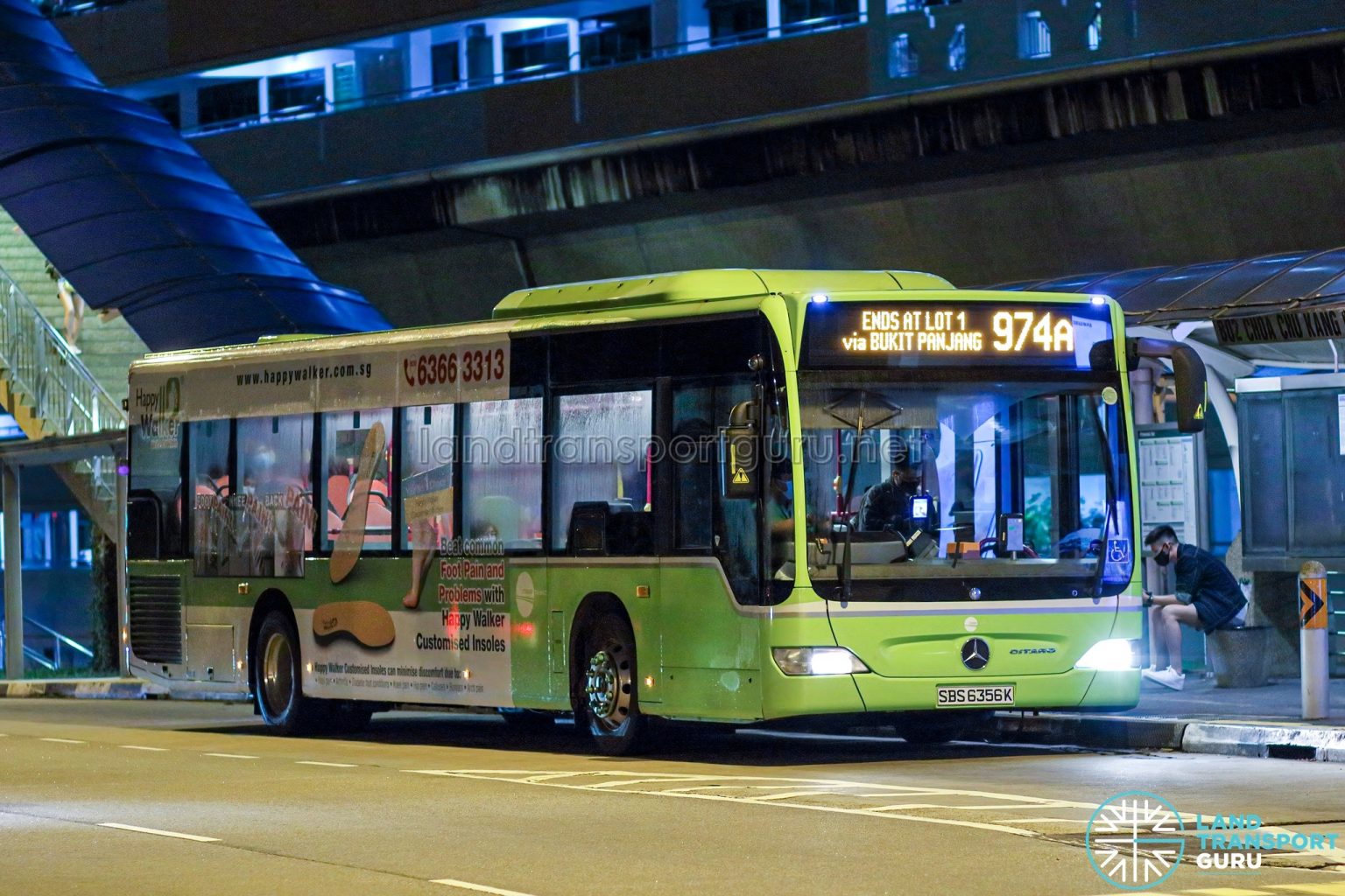 Bus 974A – Tower Transit Mercedes-Benz Citaro (SBS6356K) | Land ...