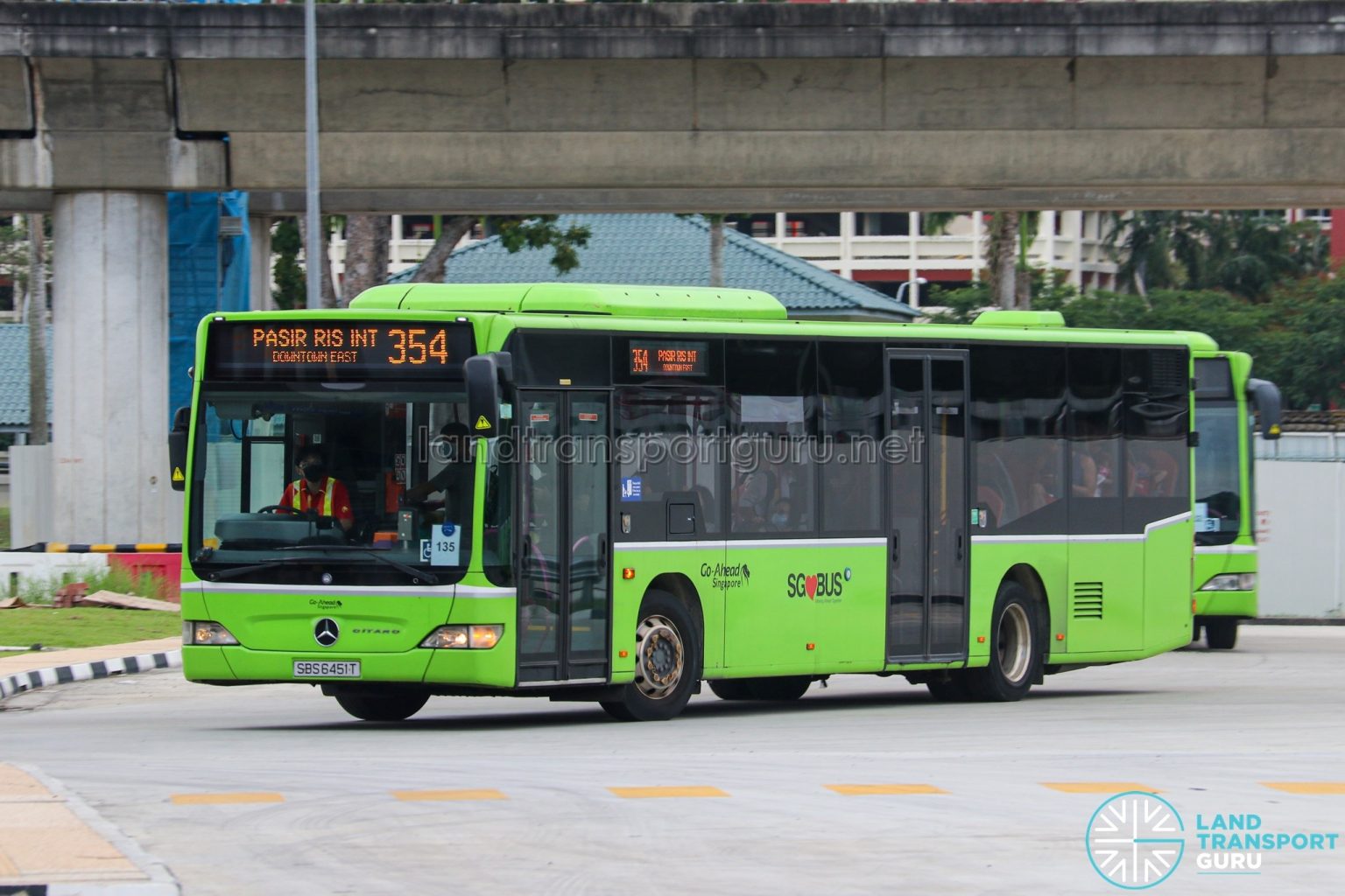 Bus 354 Go Ahead Singapore Mercedes Benz Citaro SBS6451T Land Bus 354 Go Ahead Singapore Mercedes Benz Citaro SBS6451T Land