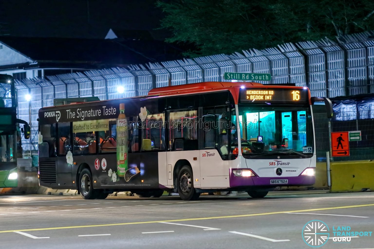 Bus 16 – SBS Transit Mercedes-Benz Citaro (SBS6752A) | Land Transport Guru