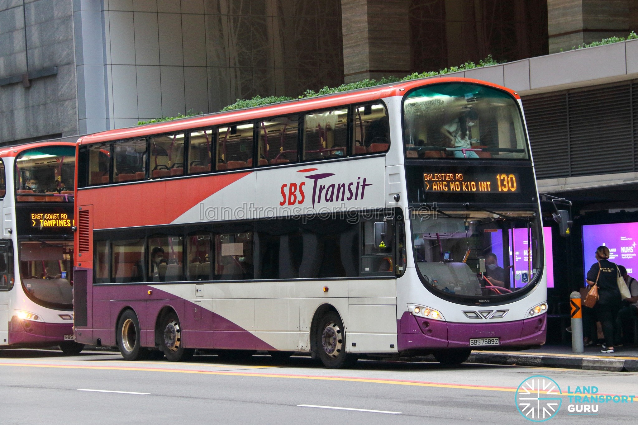 Bus 130 SBS Transit Volvo B9TL Wright SBS7589Z Land Transport Guru Bus 130 SBS Transit Volvo B9TL Wright SBS7589Z Land Transport Guru