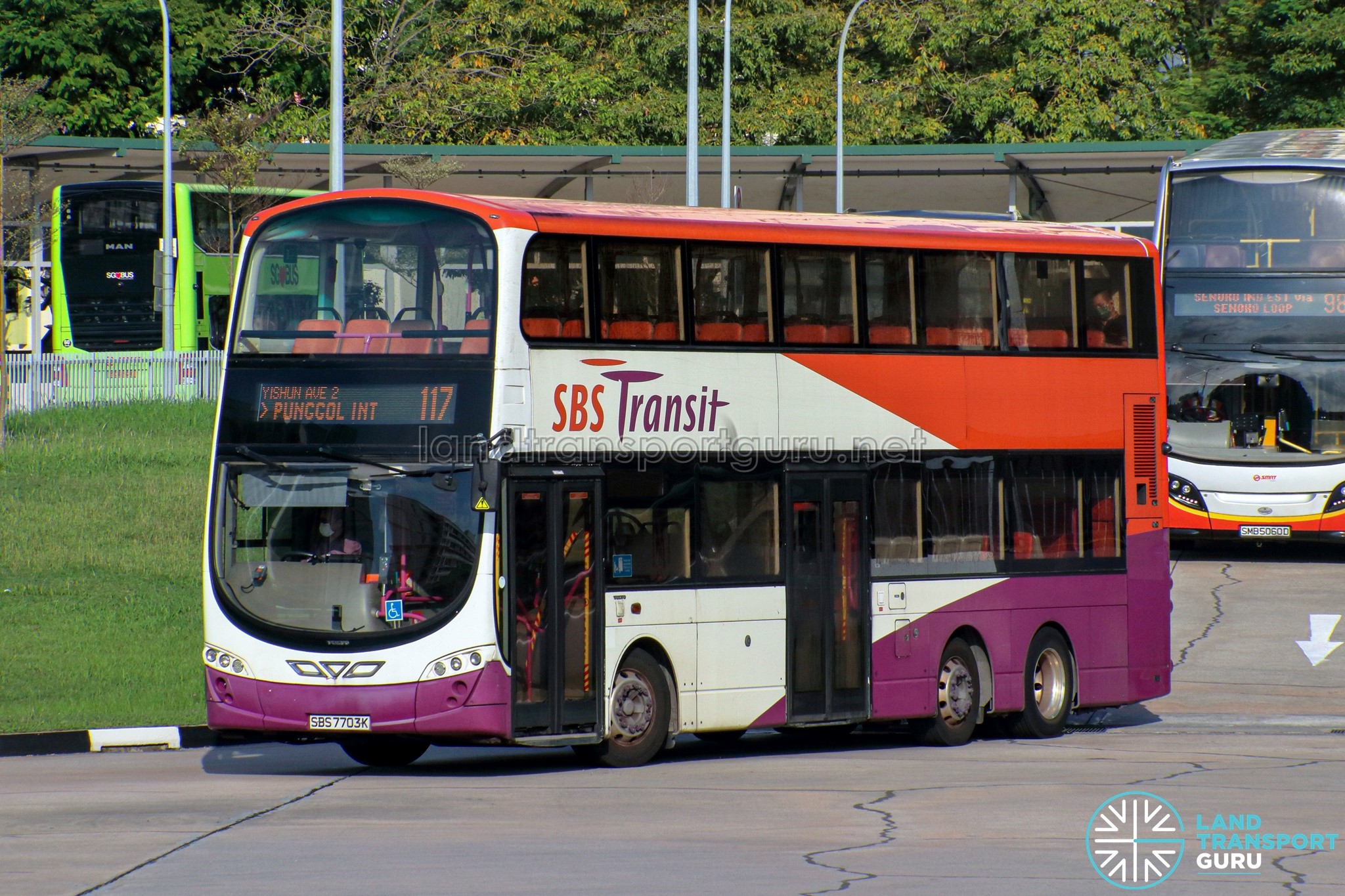 Bus 117 SBS Transit Volvo B9TL Wright SBS7703K Land Transport Guru Bus 117 SBS Transit Volvo B9TL Wright SBS7703K Land Transport Guru