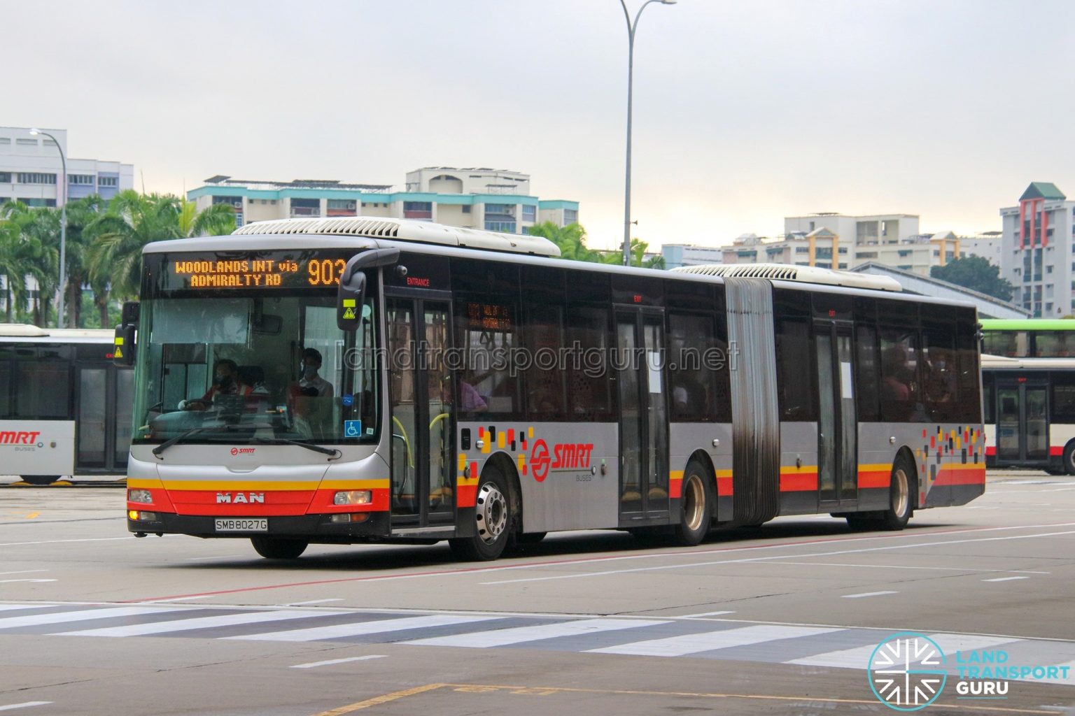 Bus 903 – SMRT Buses MAN A24 (SMB8027G) | Land Transport Guru