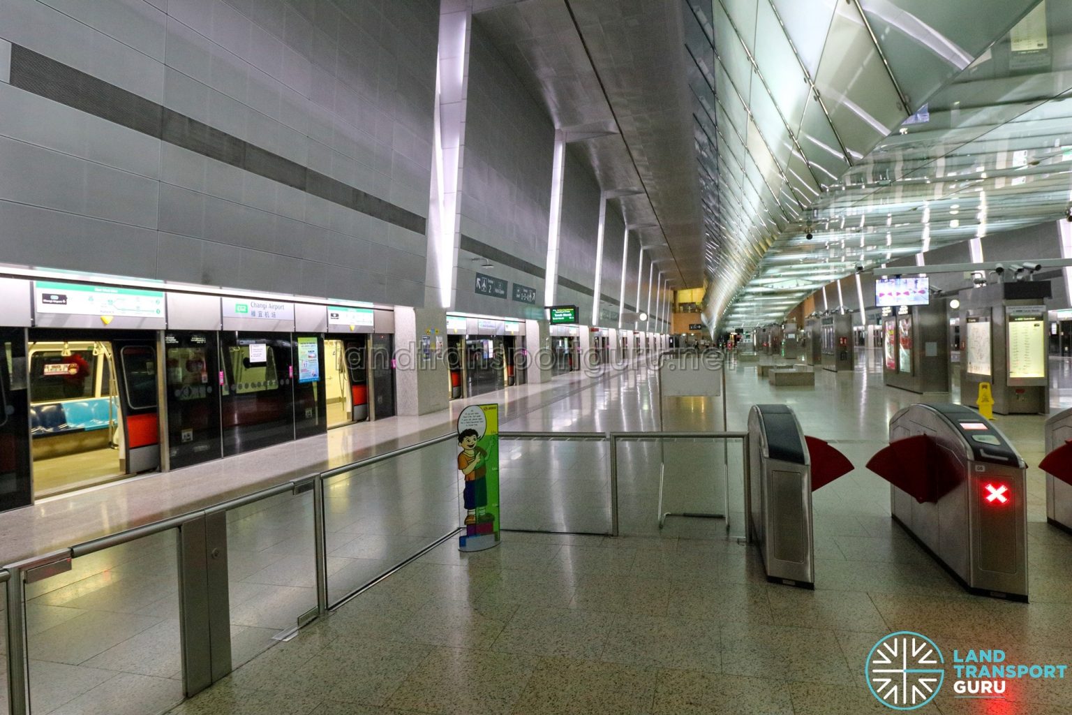 Changi Airport MRT Station | Land Transport Guru