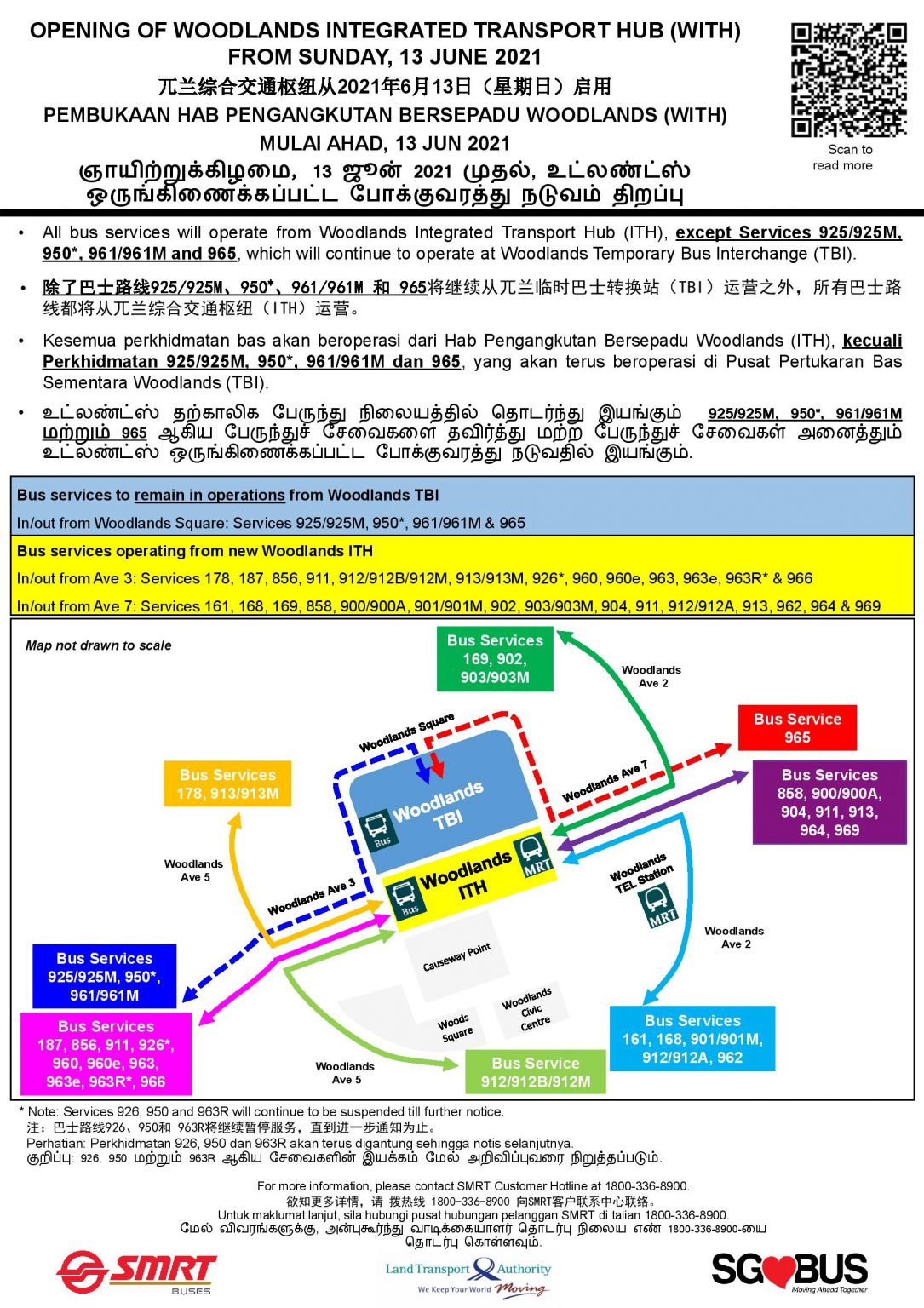 SMRT Feeder Bus Service 900 | Land Transport Guru