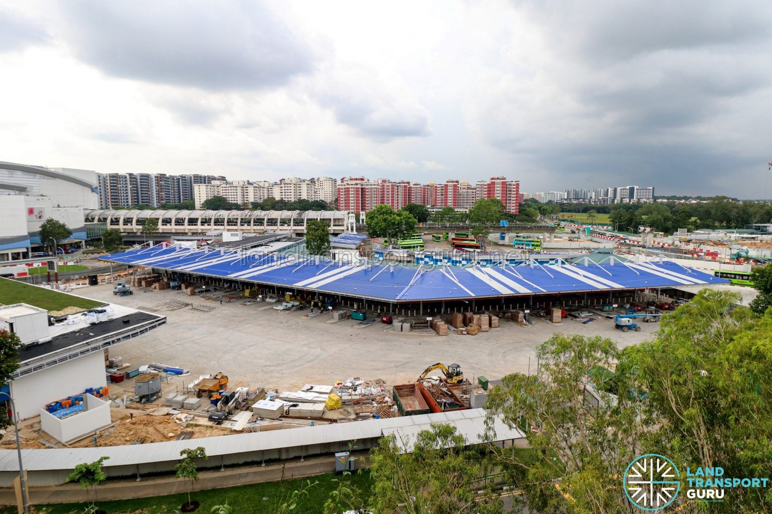Pasir Ris Bus Interchange – Overhead view (April 2021) | Land Transport ...