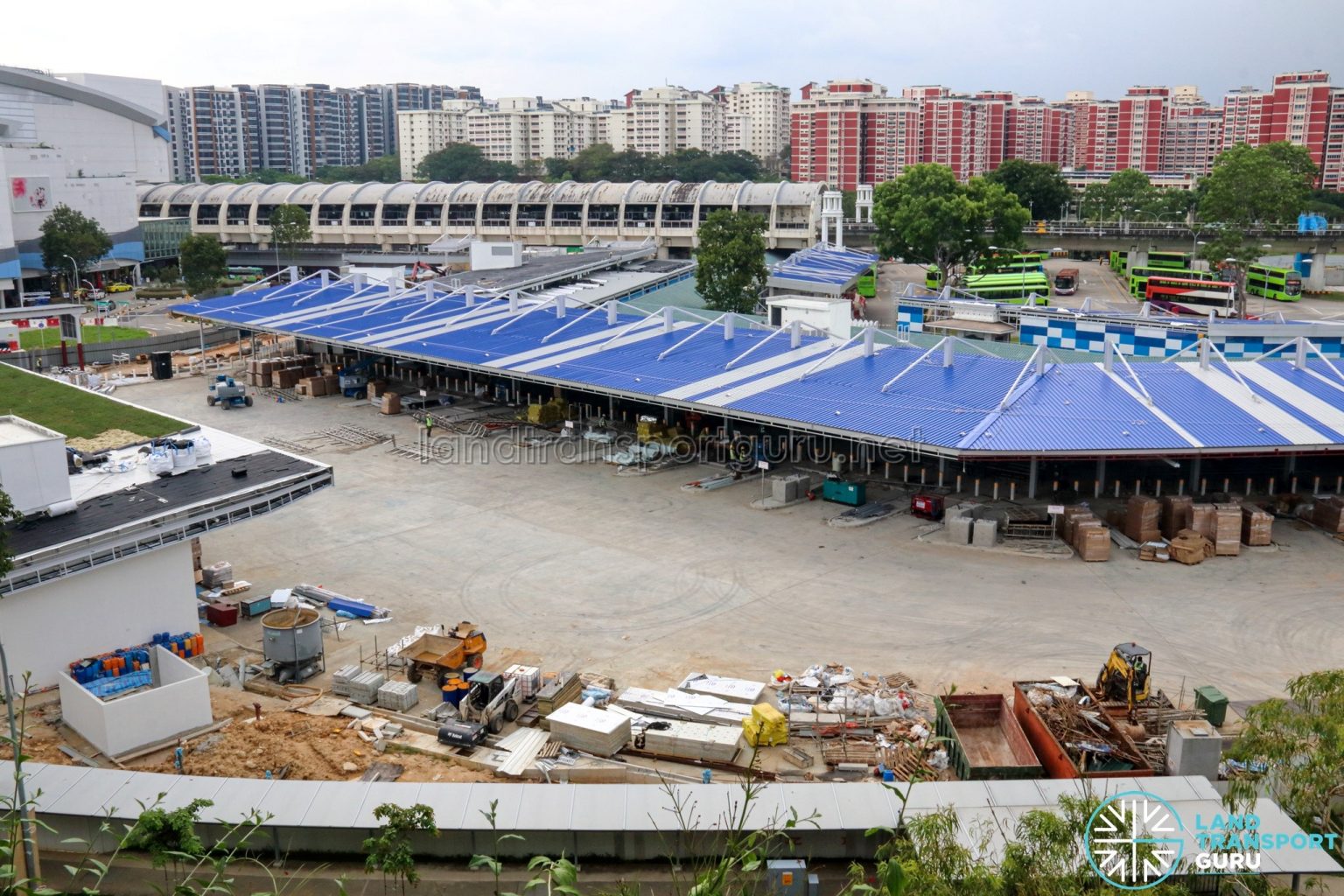 Pasir Ris Bus Interchange – Overhead view (April 2021) | Land Transport ...