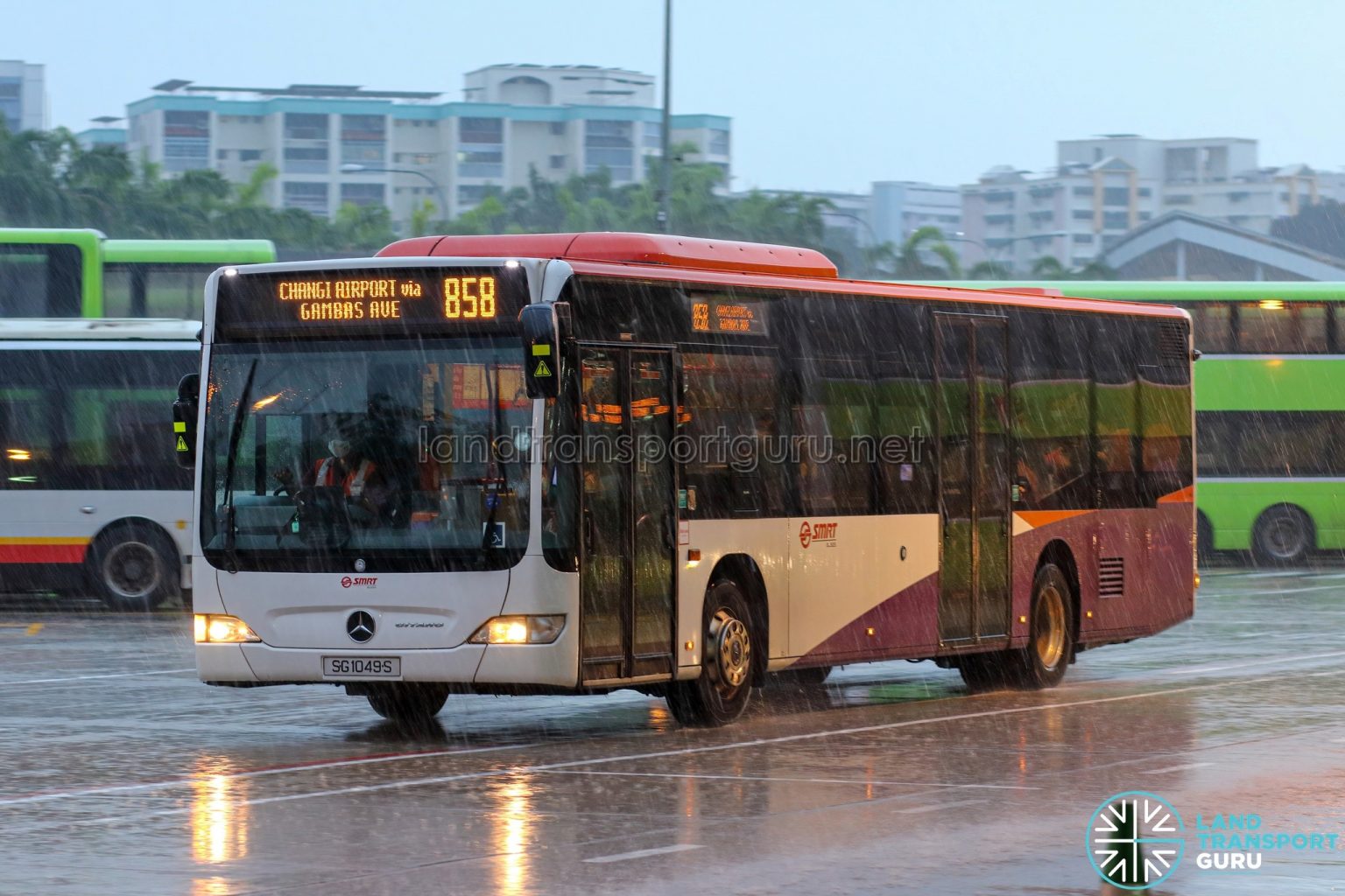 Bus 858 – SMRT Buses Mercedes-Benz Citaro (SG1049S) | Land Transport Guru