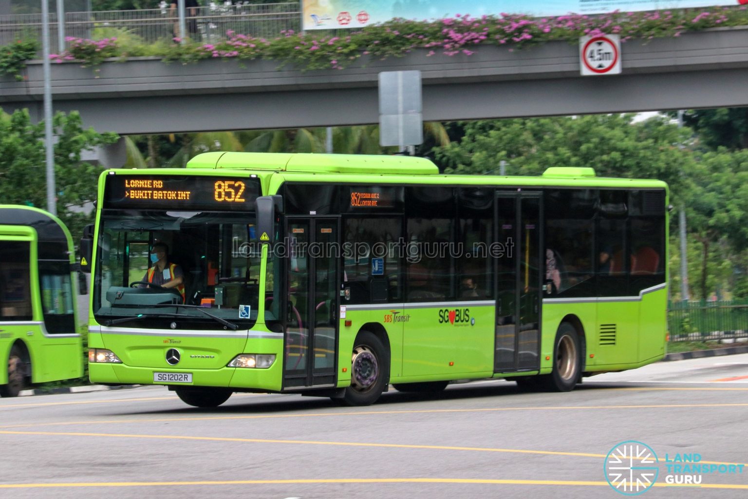 Bus 852 – SBS Transit Mercedes-Benz Citaro (SG1202R) | Land Transport Guru
