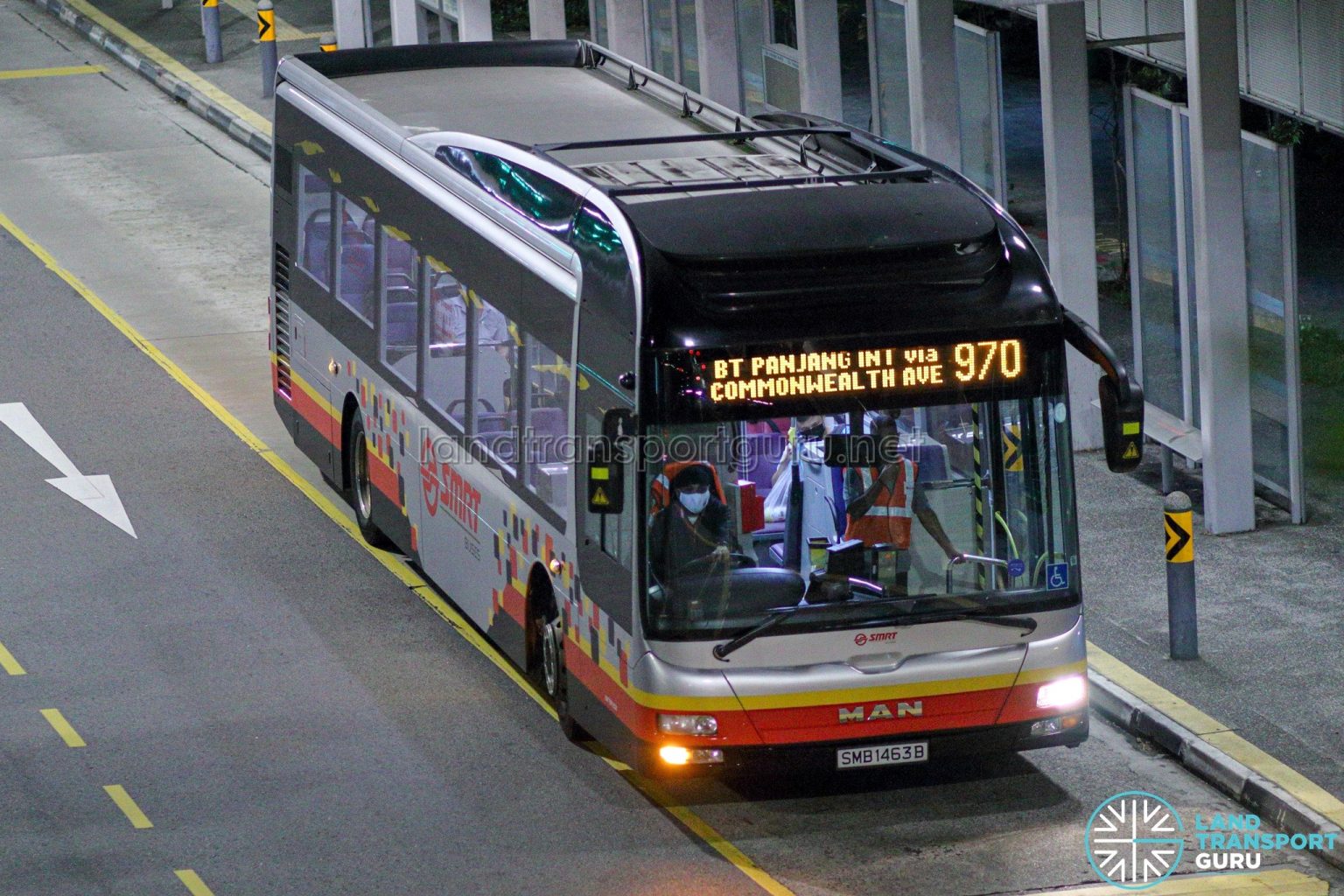 Bus 970 – SMRT Buses MAN A22 (SMB1463B) | Land Transport Guru