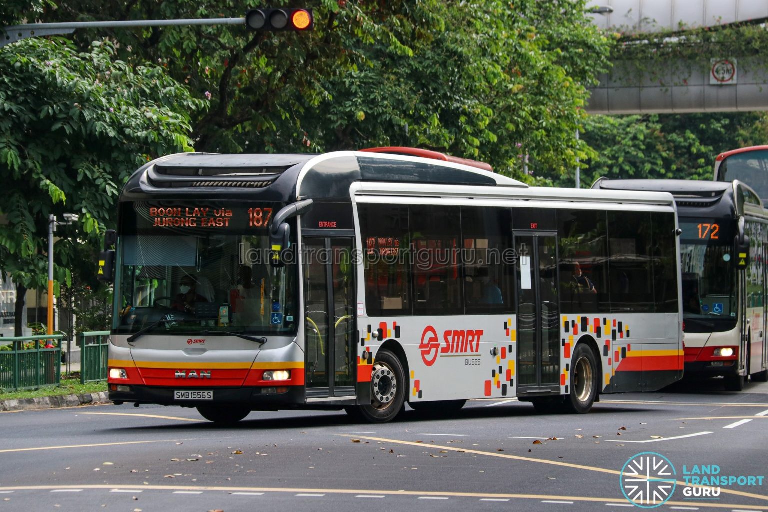 Bus 187 – SMRT Buses MAN A22 (SMB1556S) | Land Transport Guru