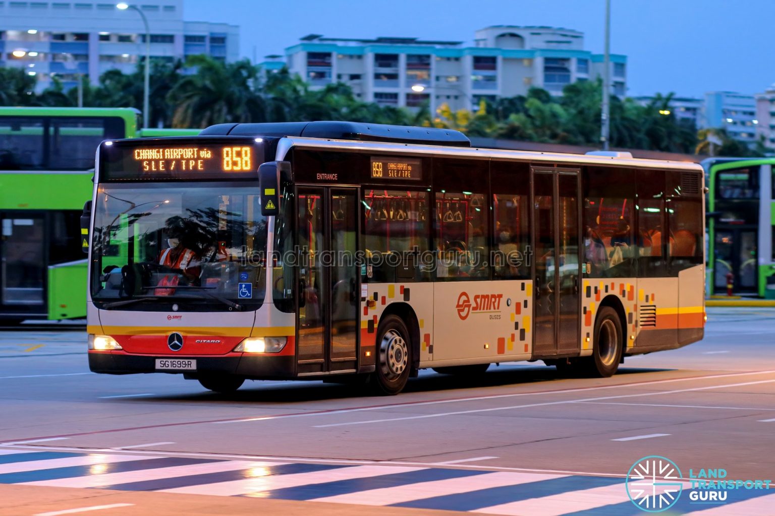 Bus 858 – SMRT Buses Mercedes-Benz Citaro (SG1699R) | Land Transport Guru